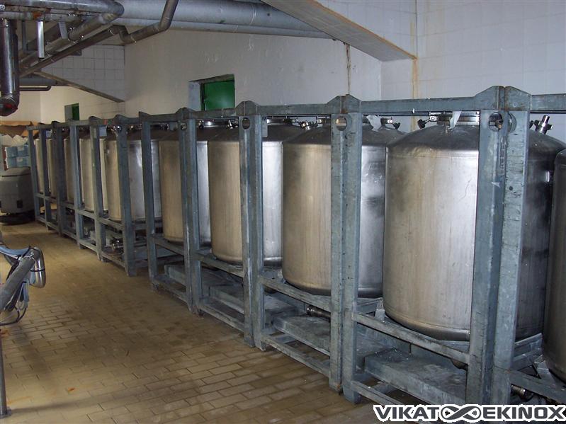 Stainless steel container of 700 Liters | Vikat Ekinox