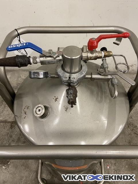 MESSER GRIESHEIM type APOLLO 100 Biosafe nitrogen storage tank 100 ...