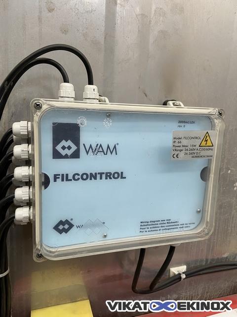 WAM dust filter 36m2 - 24 pockets - type FPHTT36VA 04206 - 4 KW | Vikat ...