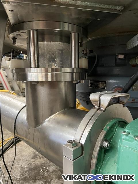 S/S dosing hopper with screw Ø 135 mm | Vikat Ekinox