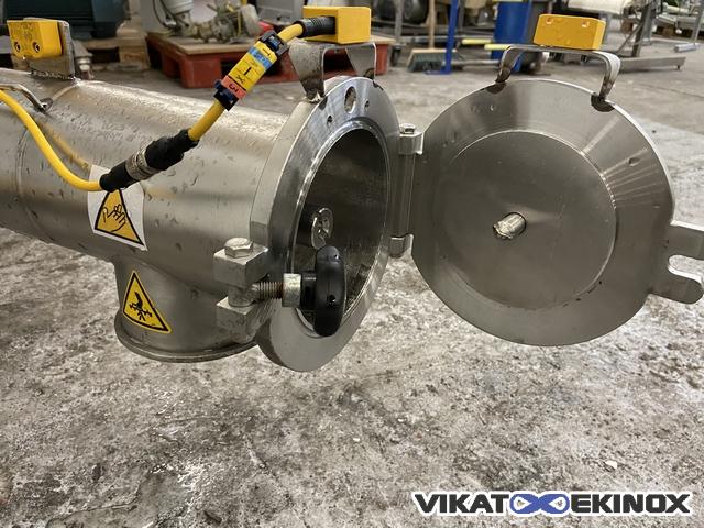 S/S dosing hopper with screw Ø 135 mm | Vikat Ekinox