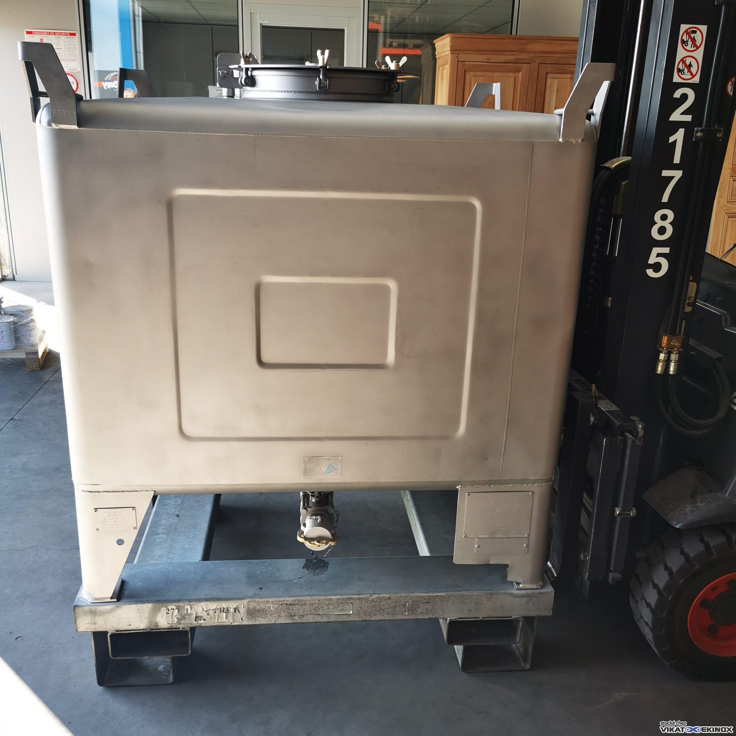 Container inox 304L 1000 litres GALLAY | Vikat Ekinox