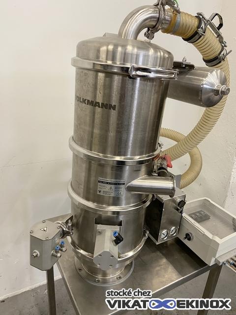VOLKMANN vacuum conveyor type VS250 with G1260 vacuum pump - S/S ...