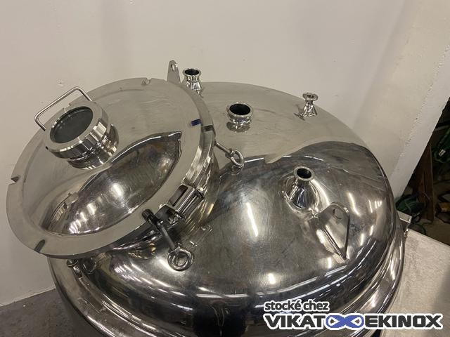 Double jacket mixing tank 1300 litres | Vikat Ekinox