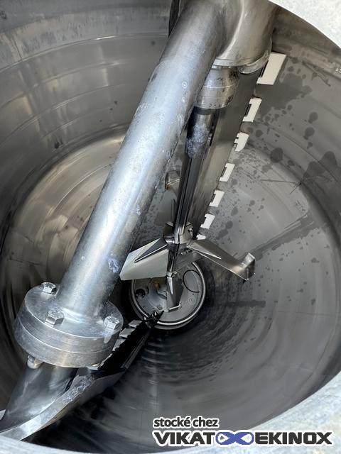 Mélangeur homogénéiseur sous vide 3000 litres VMI RAYNERI- Inox 316L ...