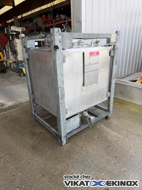 Container inox 1000 litres BLEFA | Vikat Ekinox